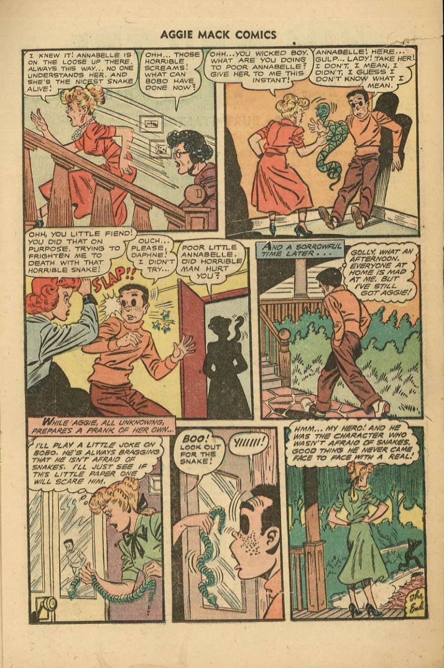 Funny Comic Strips: 'Aggie Mack' | Humoropedia