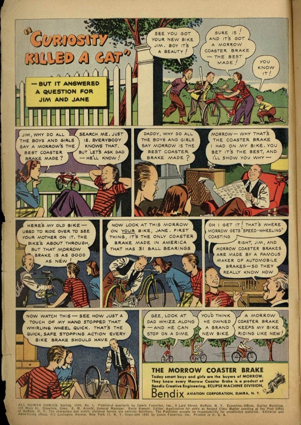 Funny Comic Strips: 'All Humor Comics #1' | Humoropedia