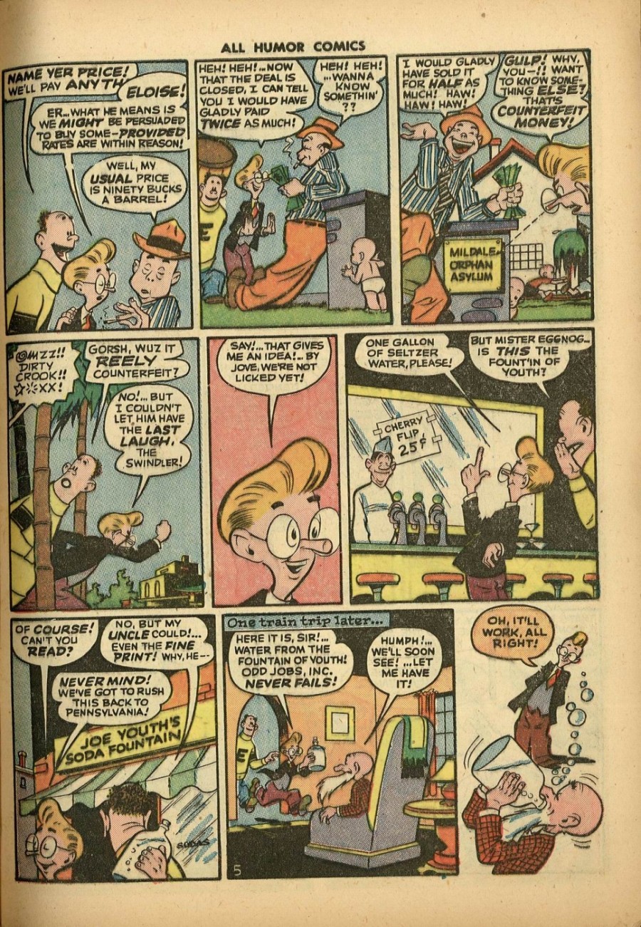 Funny Comic Strips: 'All Humor Comics #1' | Humoropedia