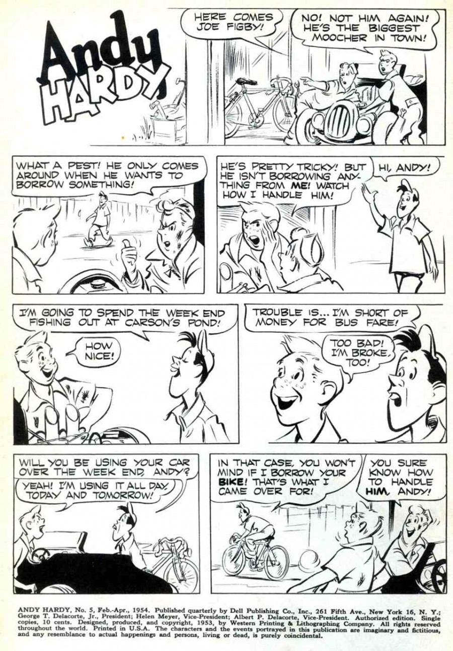Comic Strips: Andy Hardy #1 | Laugh Out Loud