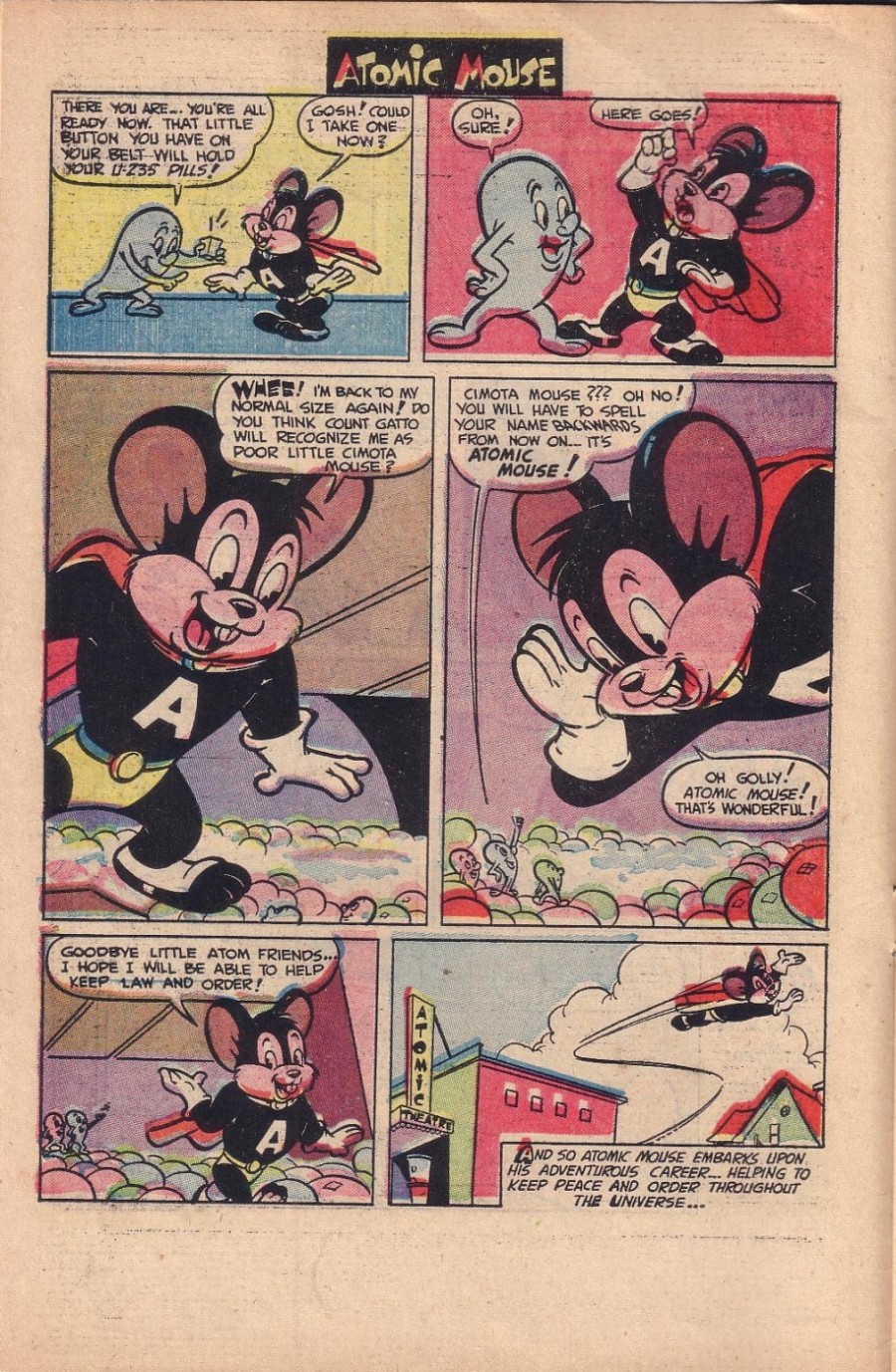 Atomic Mouse Comics #1 | Funny Comics | Humoropedia
