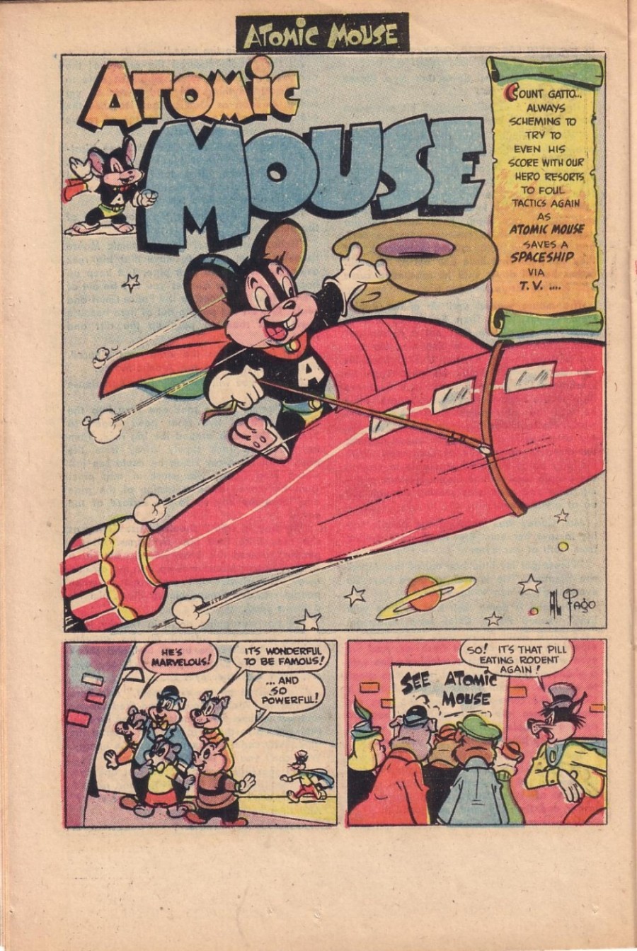 Atomic Mouse Comics #1 | Funny Comics | Humoropedia